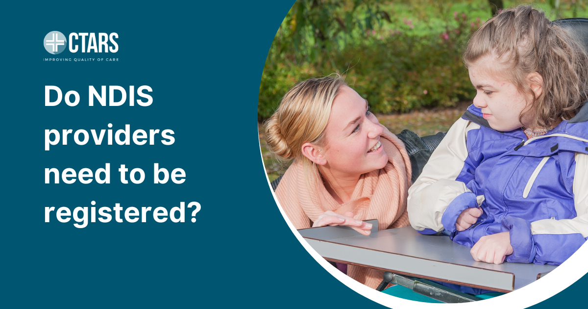 Do NDIS providers need to be registered?