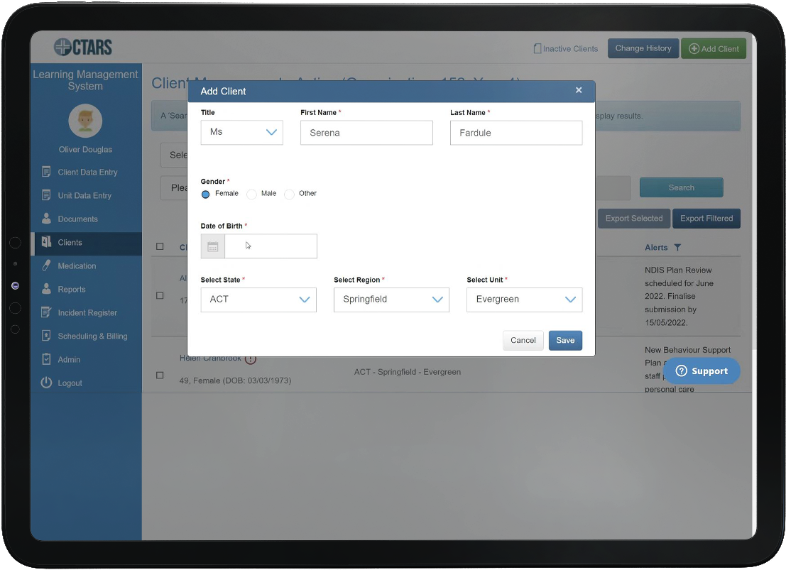 Why is client record management essential